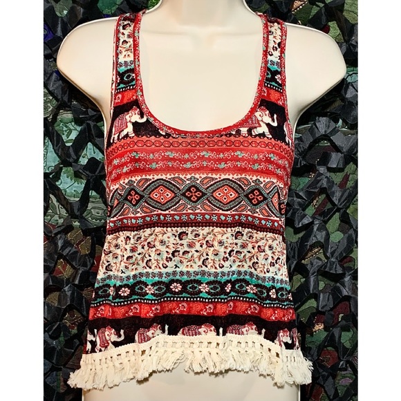 Rue21 | Tops | Nwot Nepalese Style Crop Tank With Adorable Detailing ...